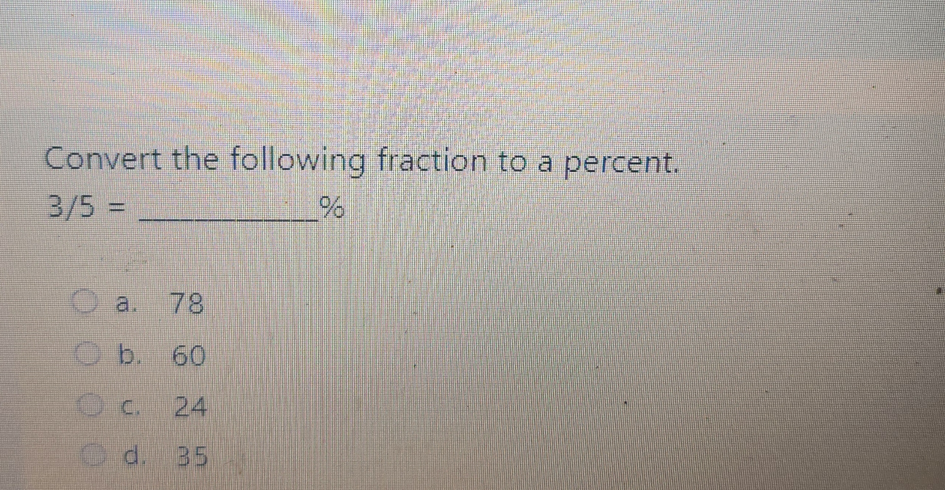 Solved Convert the following fraction to a | Chegg.com