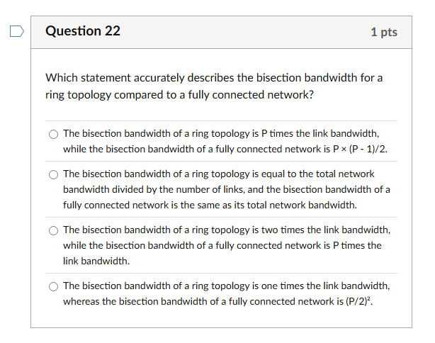 Solved Question 22Which statement accurately describes the | Chegg.com