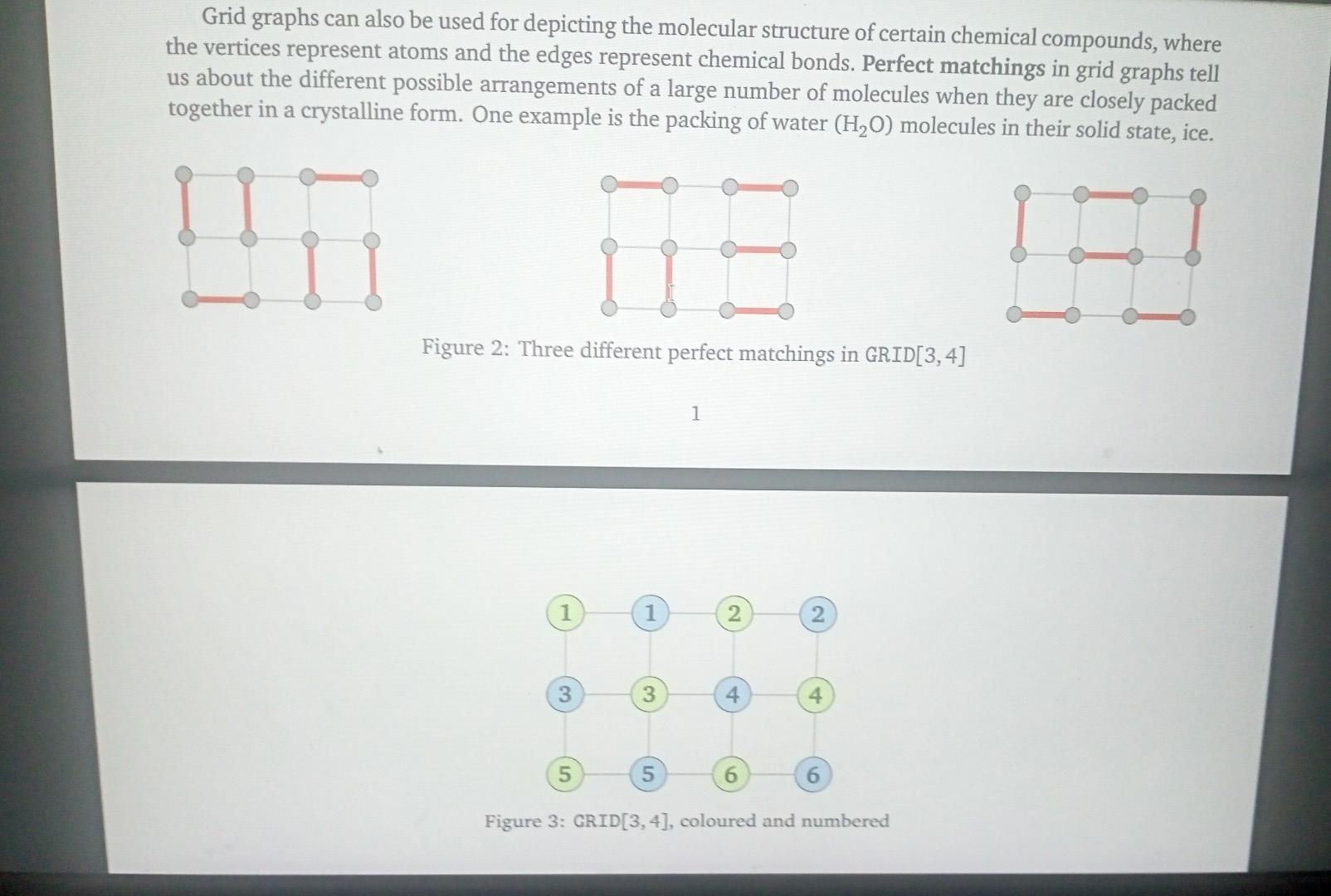 Grid graphs can also be used for depicting the | Chegg.com