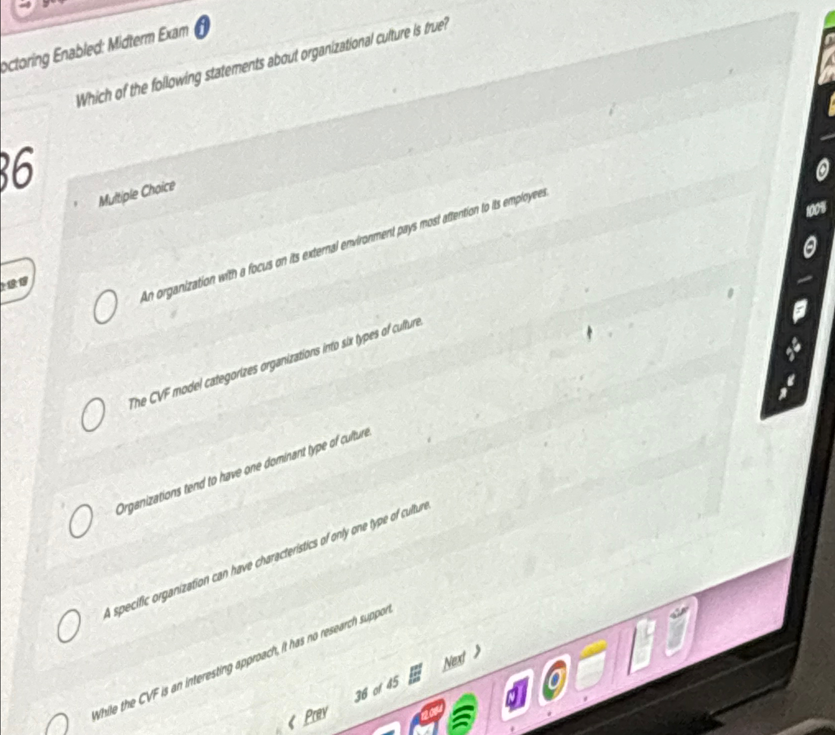 Solved octoring Enabled: Midterm Exam (i)Which of the | Chegg.com