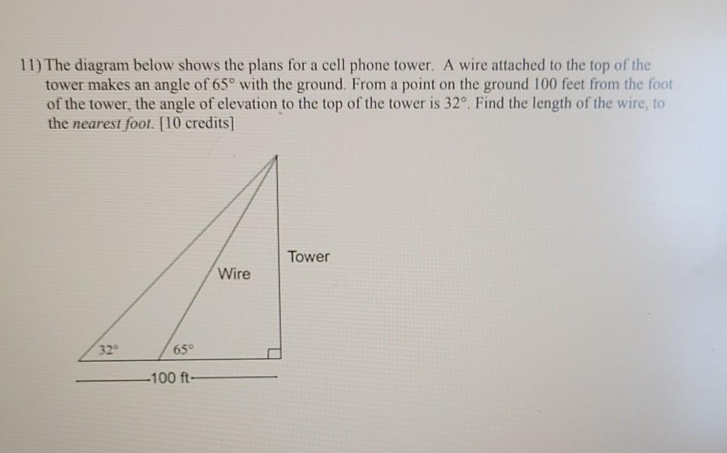 Solved 11) The diagram below shows the plans for a cell | Chegg.com