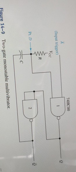 Solved 3. Design and sketch a monostable multivibrator using | Chegg.com