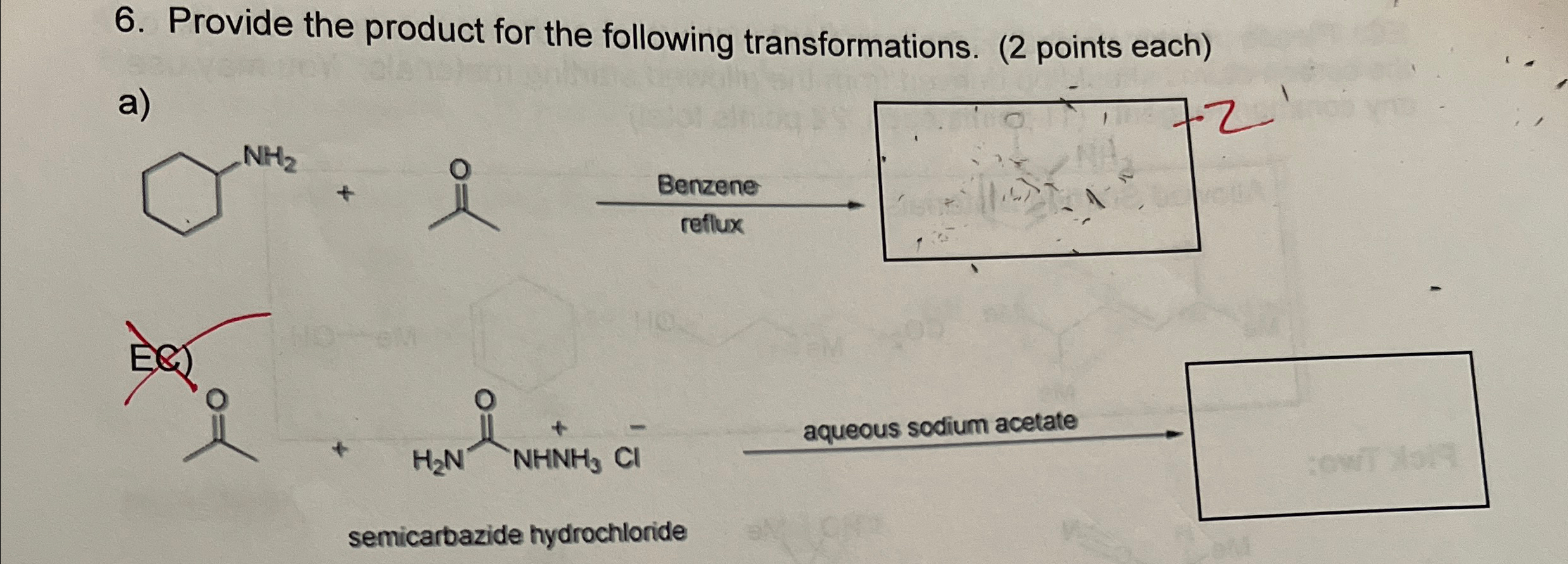 Solved Provide The Product For The Following