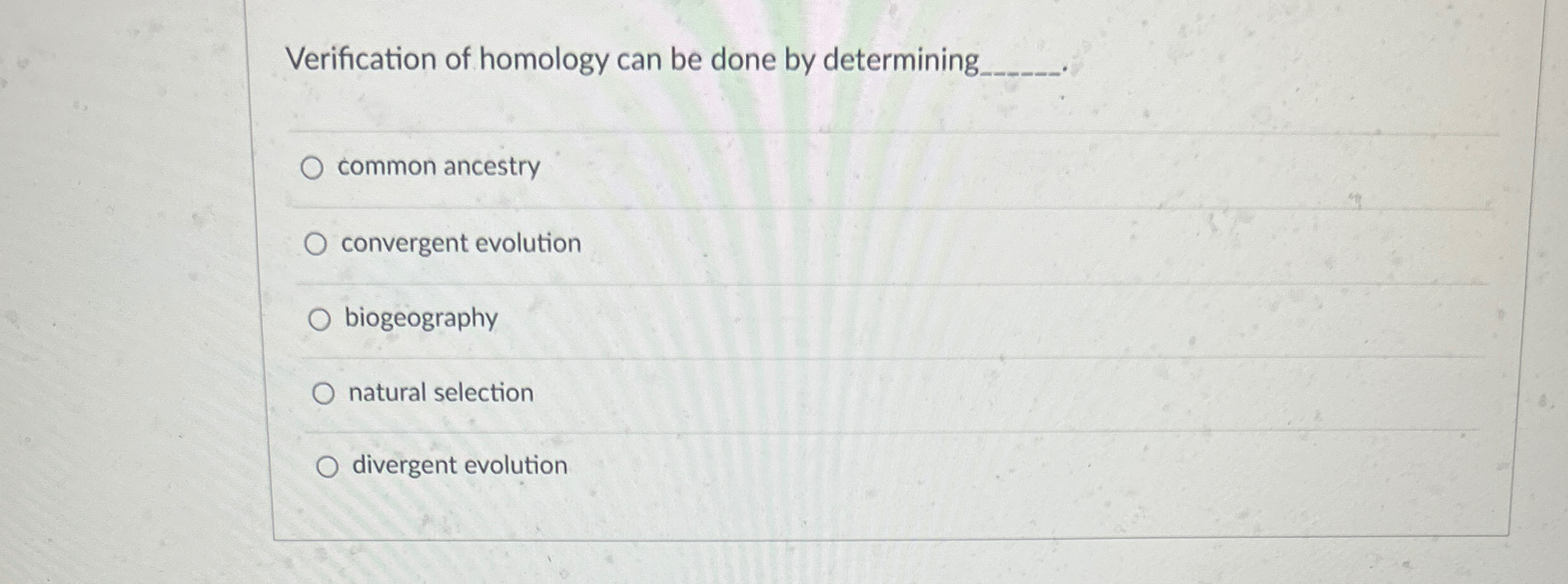 Solved Verification of homology can be done by determining | Chegg.com