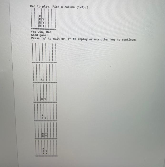 Solved Welcome! Press ' q ' to quit or any other key to | Chegg.com
