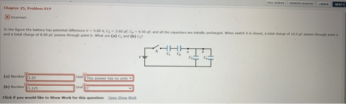 Solved PRINTER VERSION RACK MEX Chapter 25, Problem 019 | Chegg.com