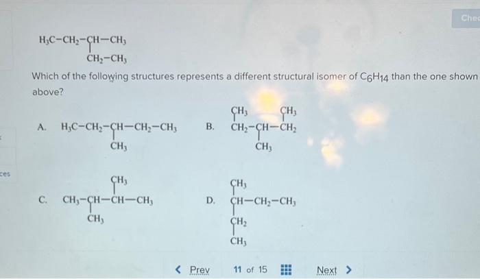 Solved Which of the following structures represents a | Chegg.com