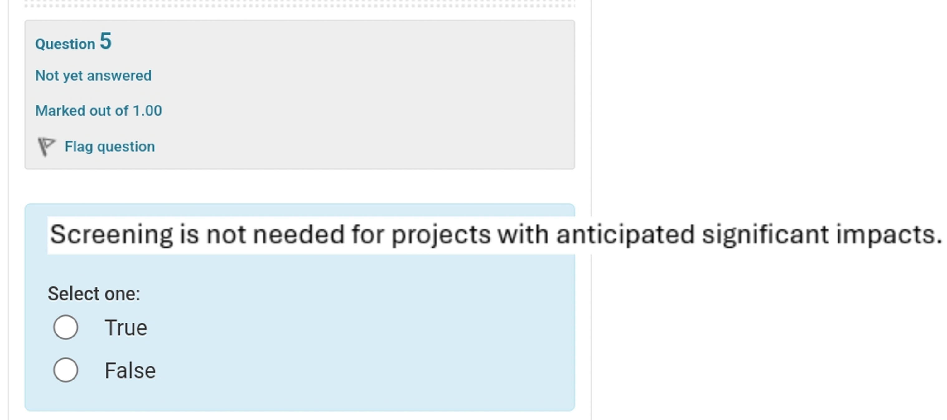 Solved Question 5Not yet answeredMarked out of 1.00Flag | Chegg.com