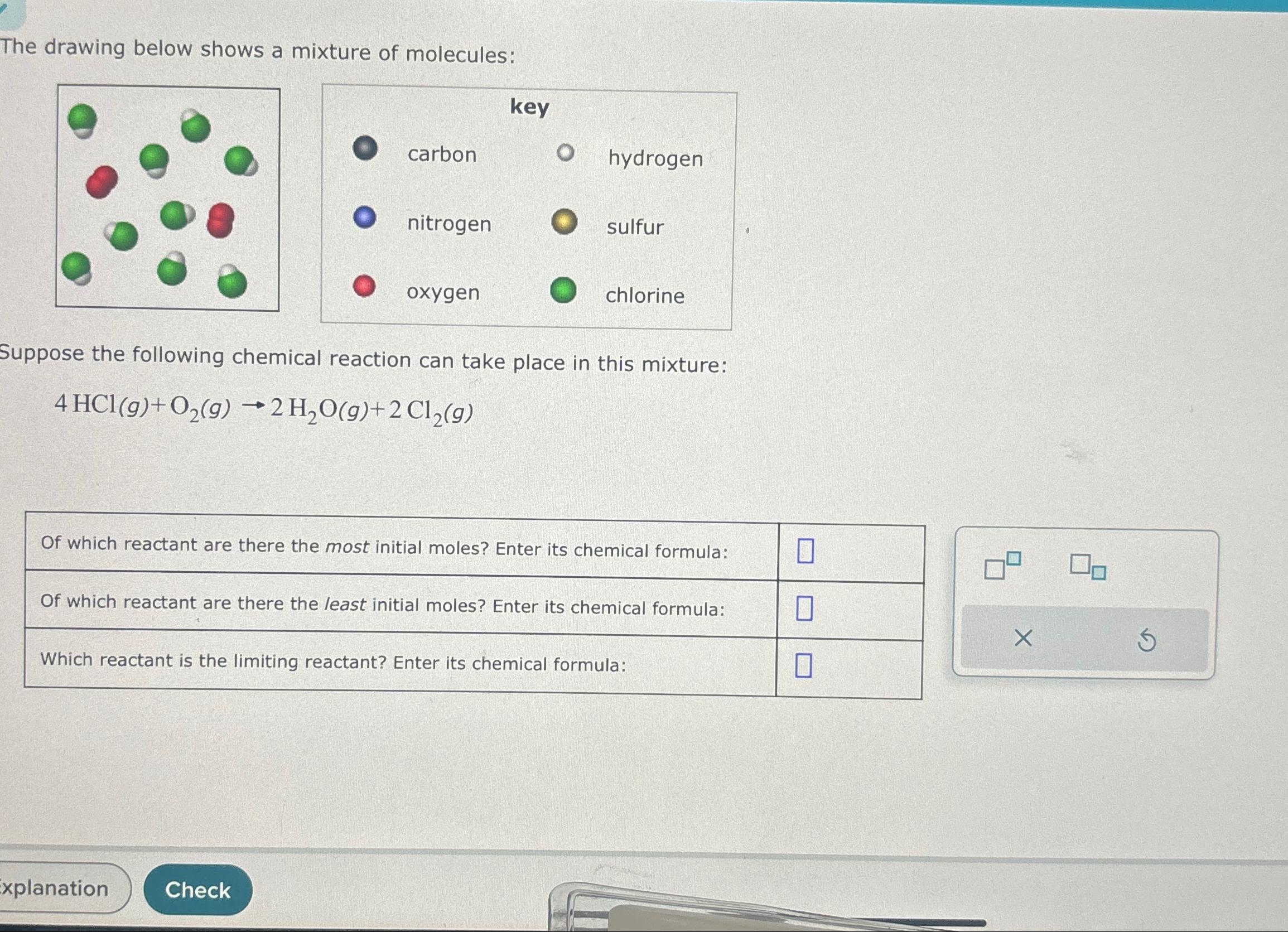 Solved The drawing below shows a mixture of | Chegg.com