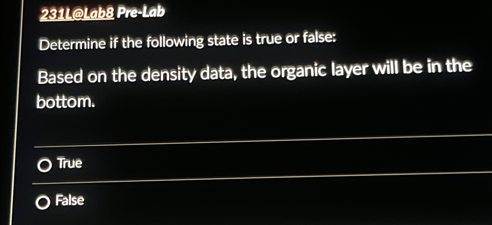 Solved 2311@Lab8 ﻿Pre-LabDetermine if the following state is | Chegg.com