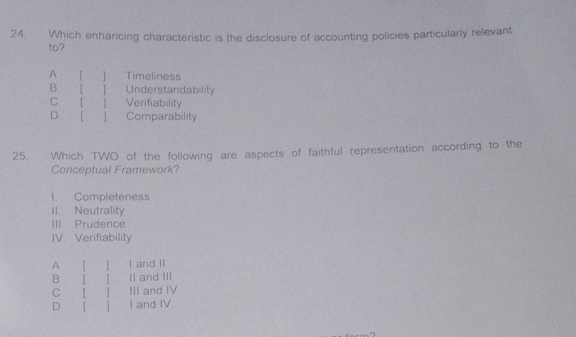 Solved 24. Which enhancing characteristic is the disclosure | Chegg.com