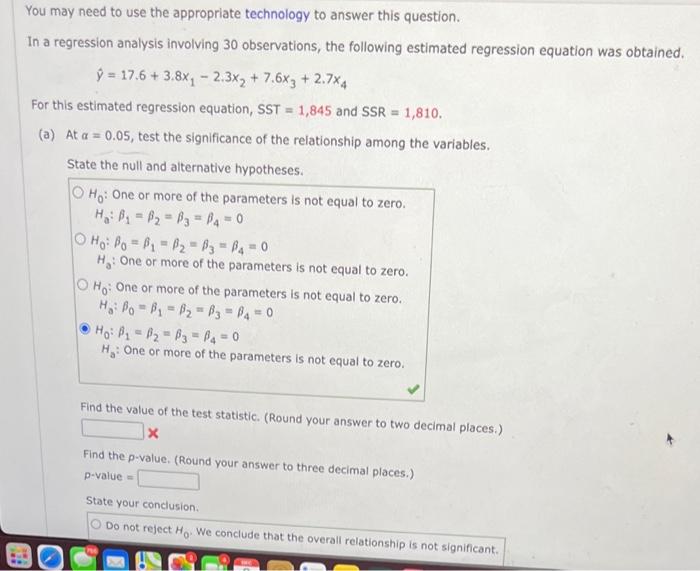 Solved You may need to use the appropriate technology to | Chegg.com
