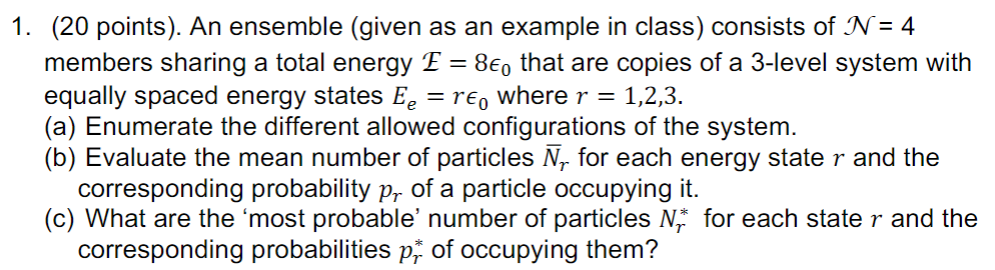 Solved (20 ﻿points). ﻿An ensemble (given as an example in | Chegg.com