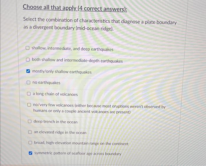 Solved Choose All That Apply 4 Correct Answers Select The