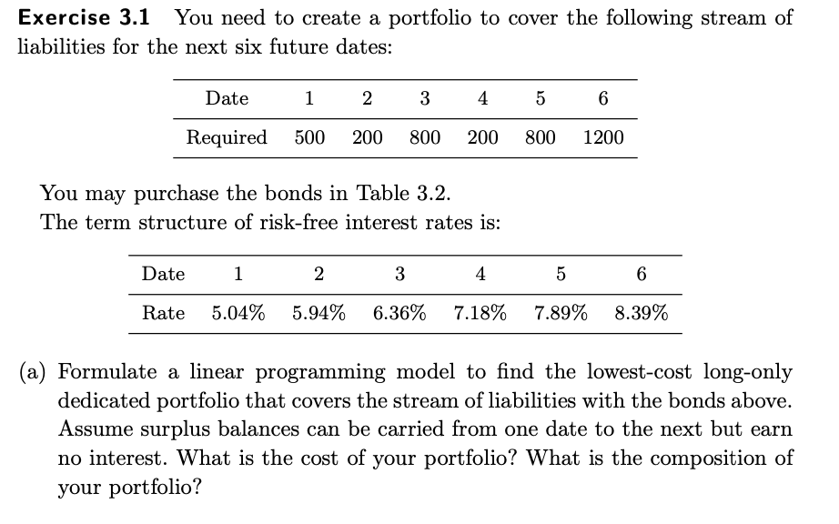 Solved Exercise 3.1 (Solve on A&C, ﻿Im not familiar with | Chegg.com