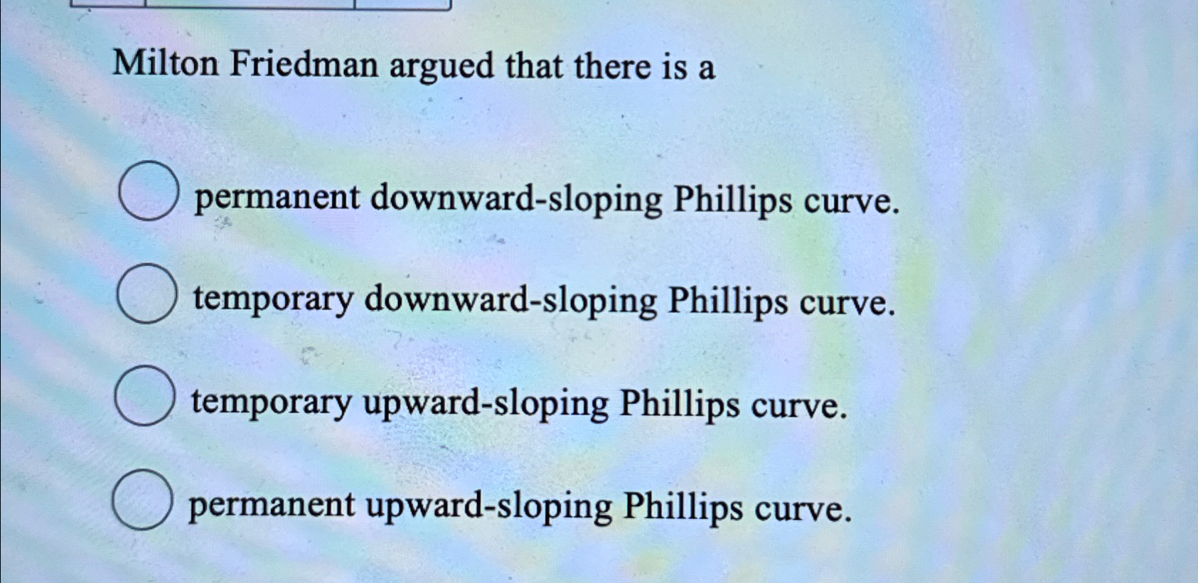 Solved Milton Friedman argued that there is apermanent | Chegg.com