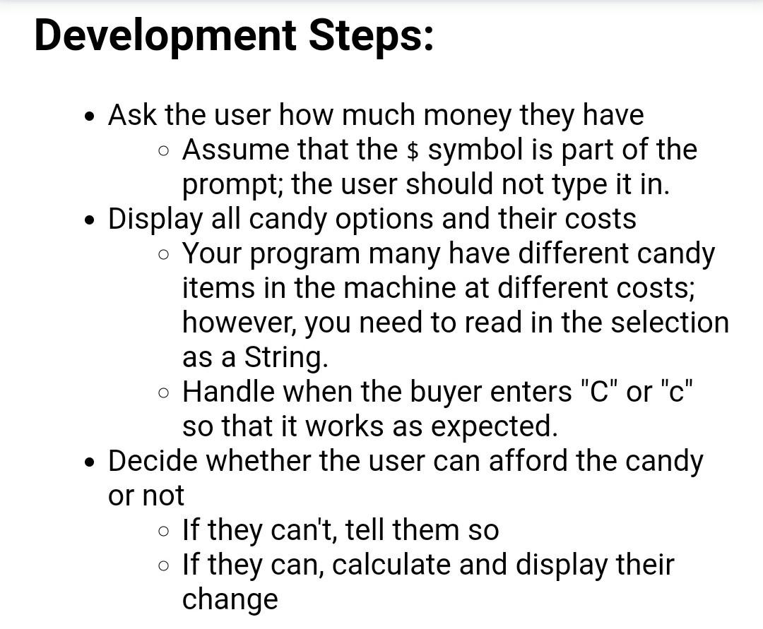 Solved Program Goal: Create a console based program that | Chegg.com