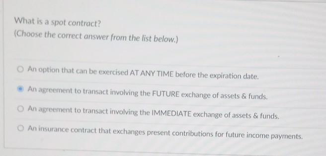 Solved What is a derivative security? (Choose the correct | Chegg.com