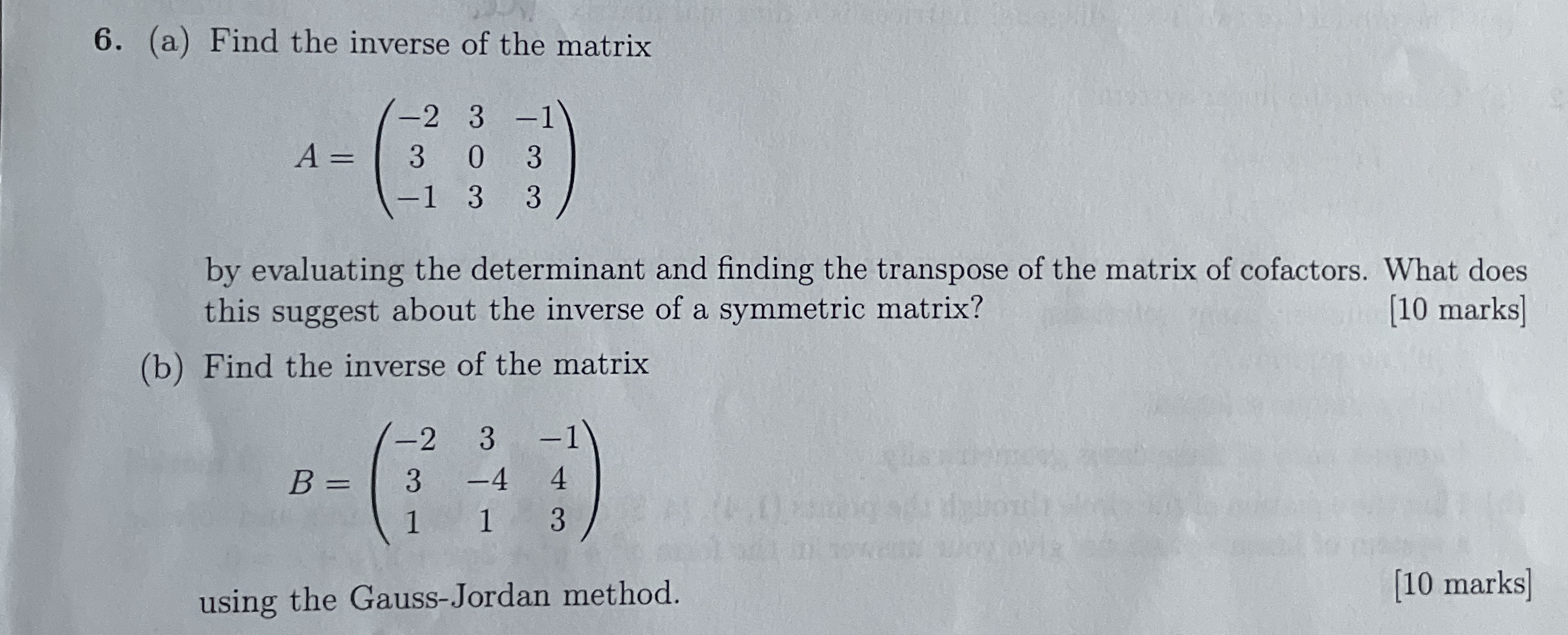 Solved (a) ﻿Find the inverse of the | Chegg.com