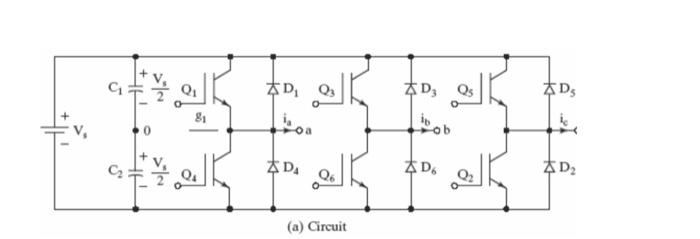 Solved Problem 3. In the three phase square wave inverter | Chegg.com