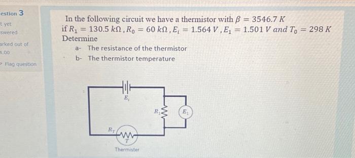 Solved estion 3 t yet swered In the following circuit we | Chegg.com Solved estion 3 t yet swered In the following circuit we | Chegg.com