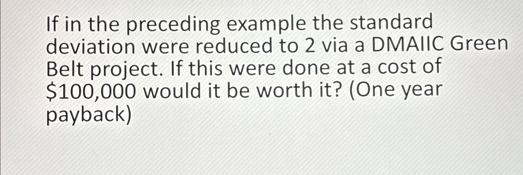 If in the preceding example the standard deviation | Chegg.com