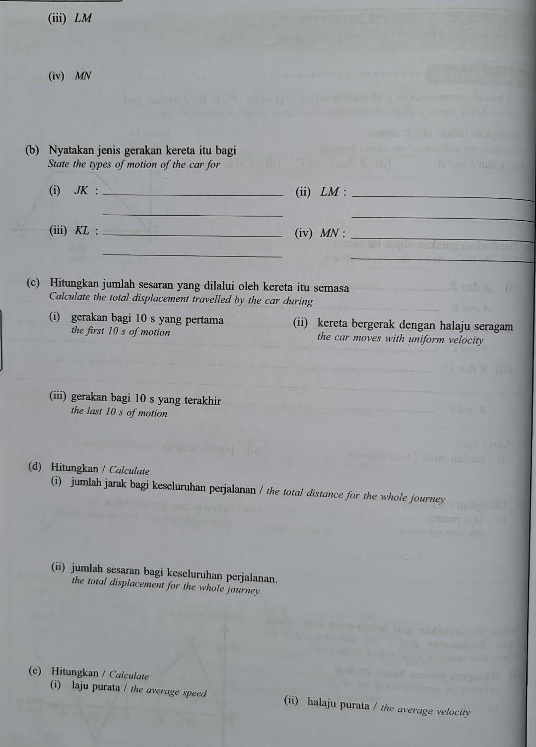 Solved Halaju/Velocity/ms" TP2 TP3 K 20 2 Berikut | Chegg.com