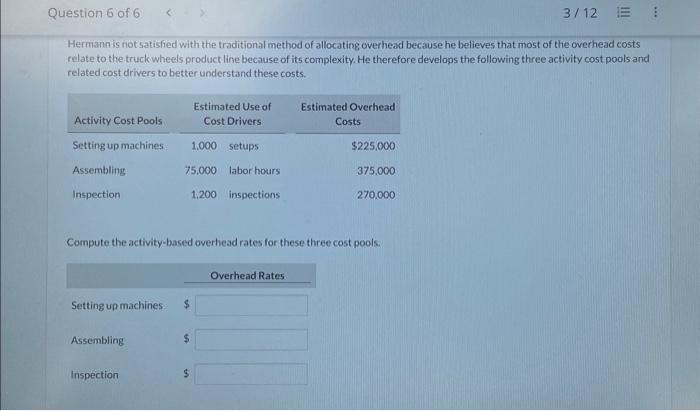 Solved Hermann is not satisfied with the traditional method | Chegg.com