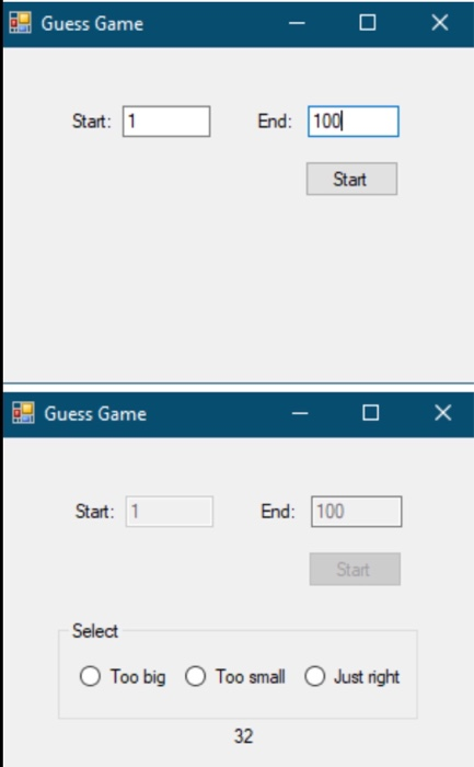 Write a windows forms app to implement the following | Chegg.com