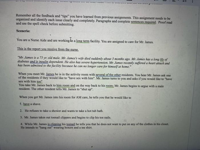 Solved Meeting The Challenges of Caring for a Difficult | Chegg.com