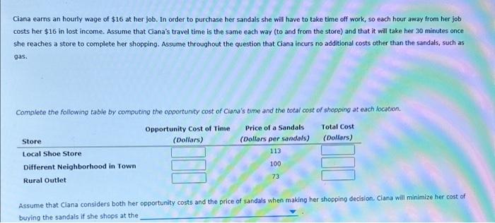 Solved Suppose that Ciana is deciding whether or not to buy | Chegg.com