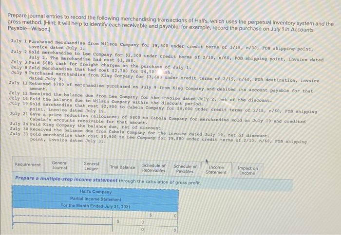 Prepare journal entries to record the following | Chegg.com