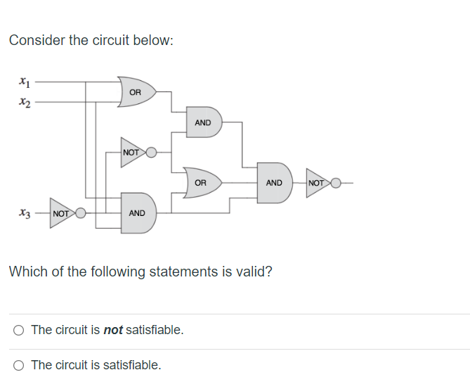 Solved Consider the circuit below:Which of the following | Chegg.com