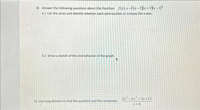 Solved 4 Answer The Following Questions About This