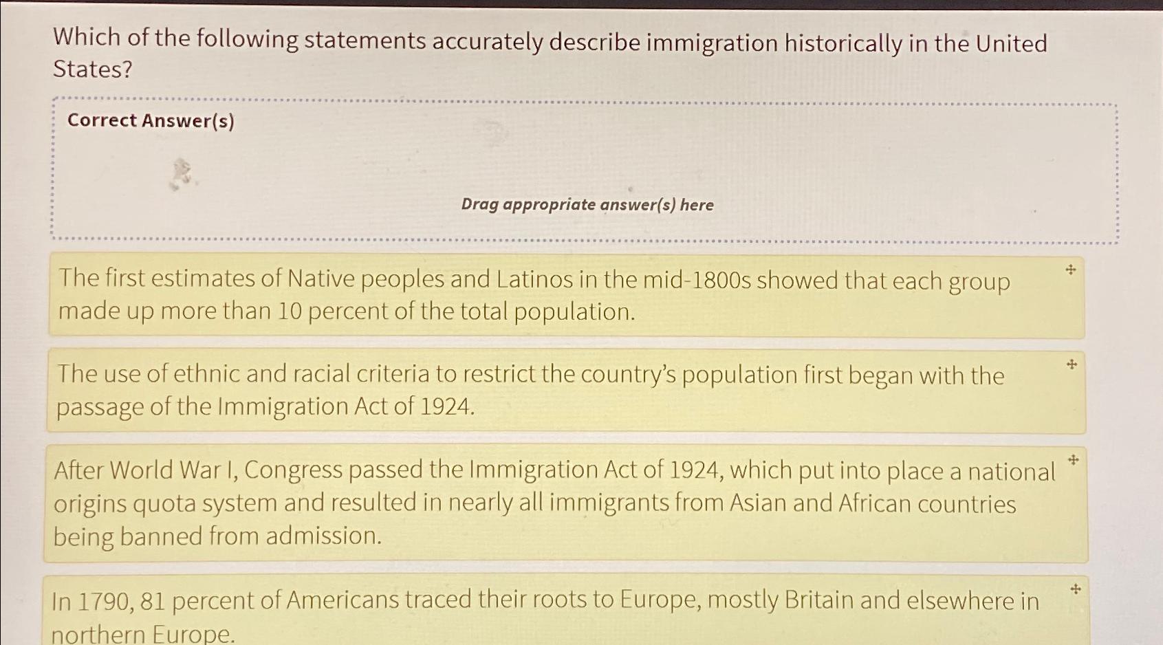 Solved Which of the following statements accurately describe | Chegg.com