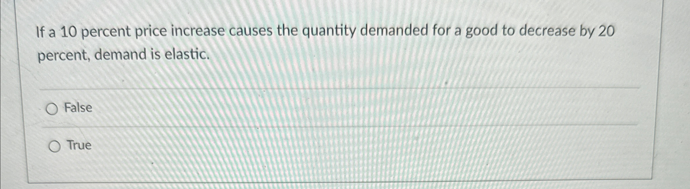 Solved If a 10 ﻿percent price increase causes the quantity | Chegg.com