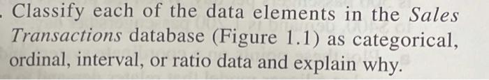Statistics Intelligence/ Information Systems Data | Chegg.com
