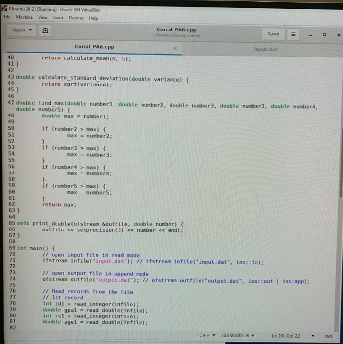 Solved C++How can I fix my code to get the correct output?I | Chegg.com
