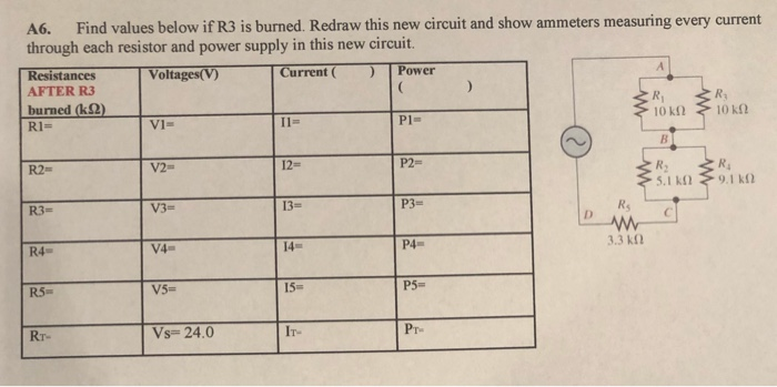 Solved 3a. Ten equal value resistors (each R - 5.0 kq) are | Chegg.com