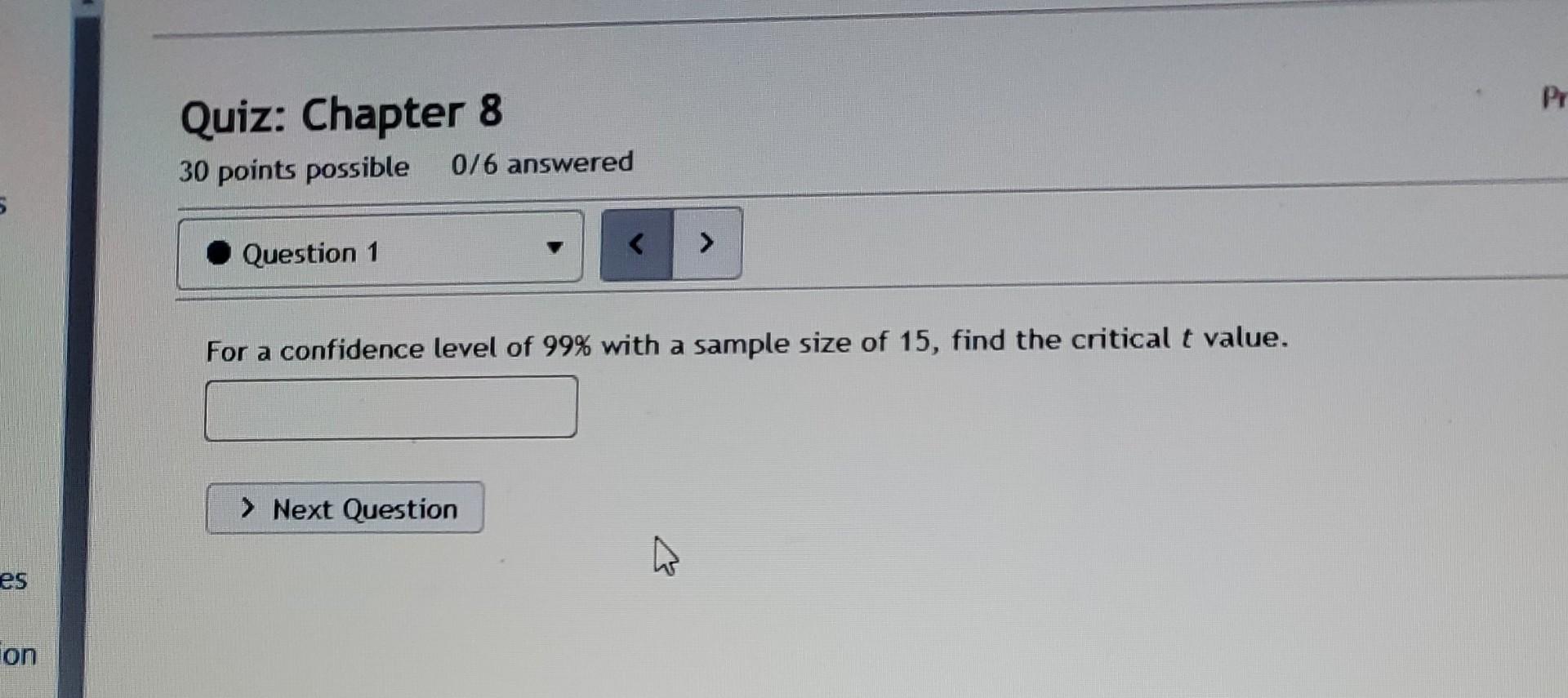 Solved For a confidence level of 99% with a sample size of | Chegg.com