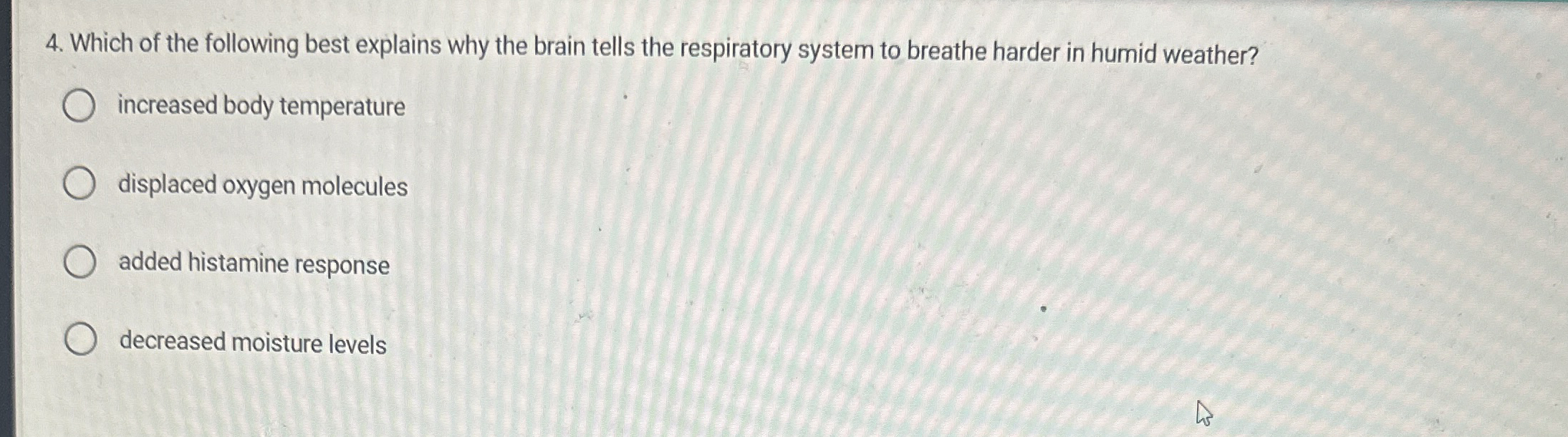 Solved Which of the following best explains why the brain | Chegg.com