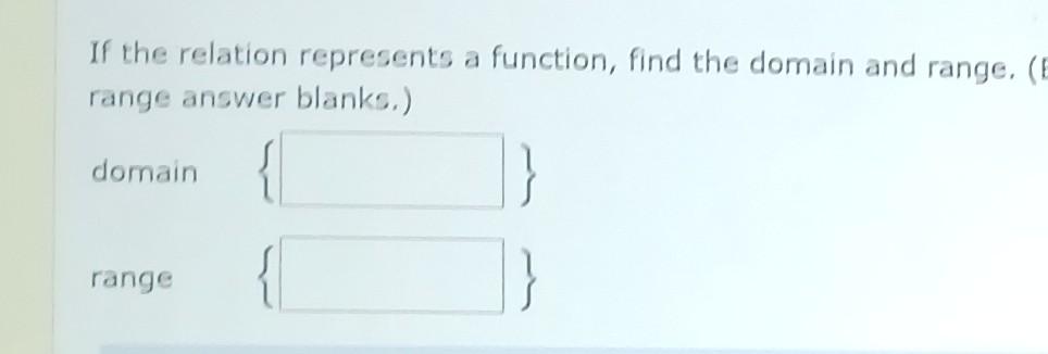 Solved Determine Whether The Following Relation Represents Y