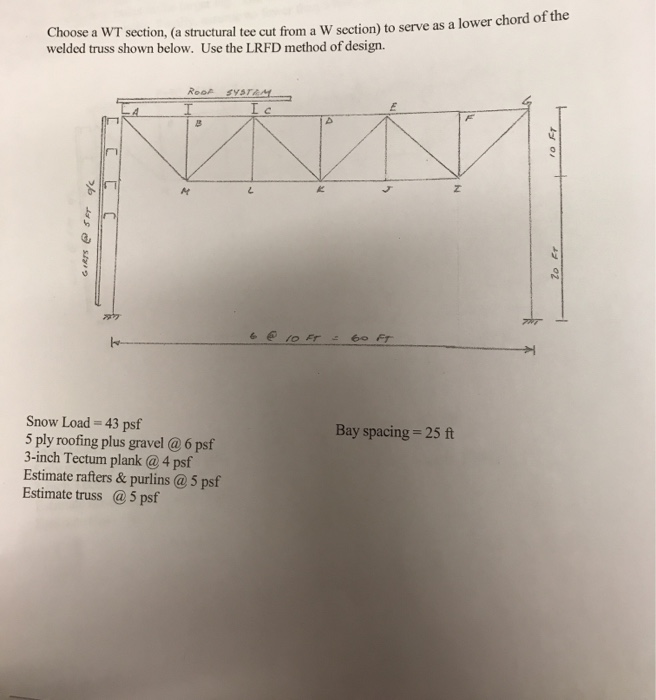 Solved Choose a WT section, (a structural tee cut from a W | Chegg.com