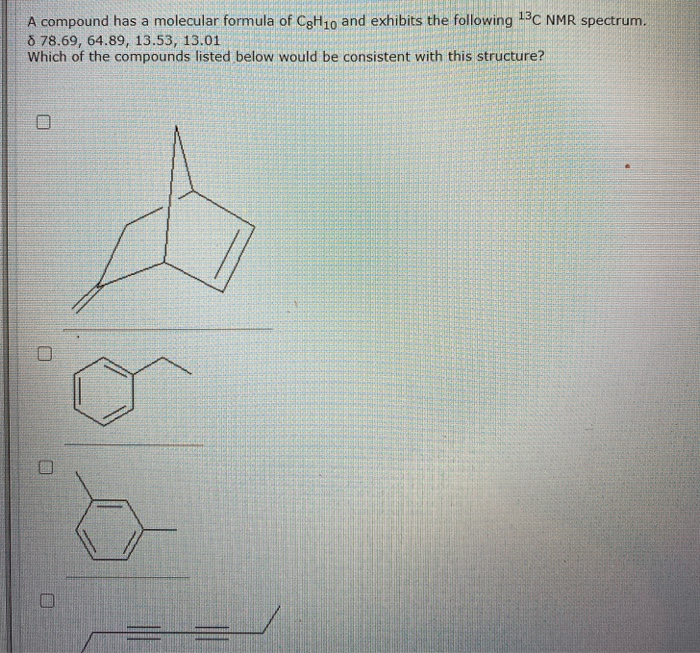 Solved A compound has a molecular formula of C4H602 and | Chegg.com