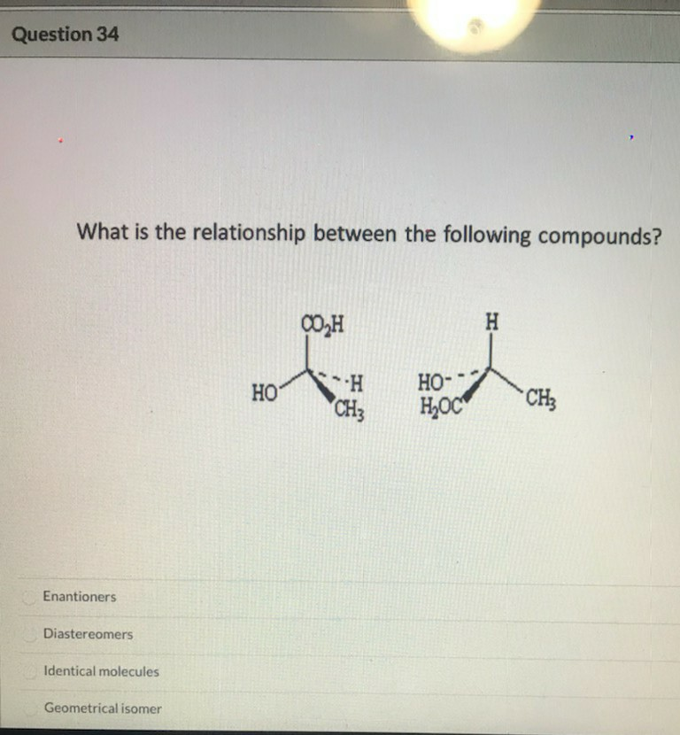 Solved Question 34 What is the relationship between the | Chegg.com