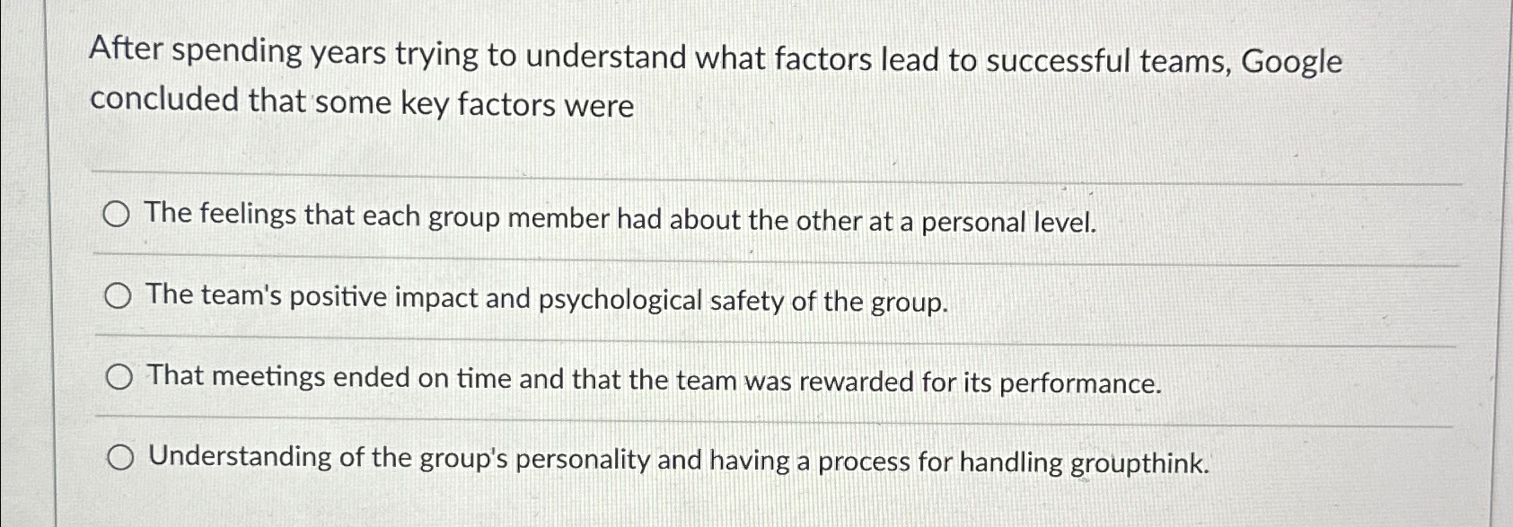 Solved After spending years trying to understand what | Chegg.com