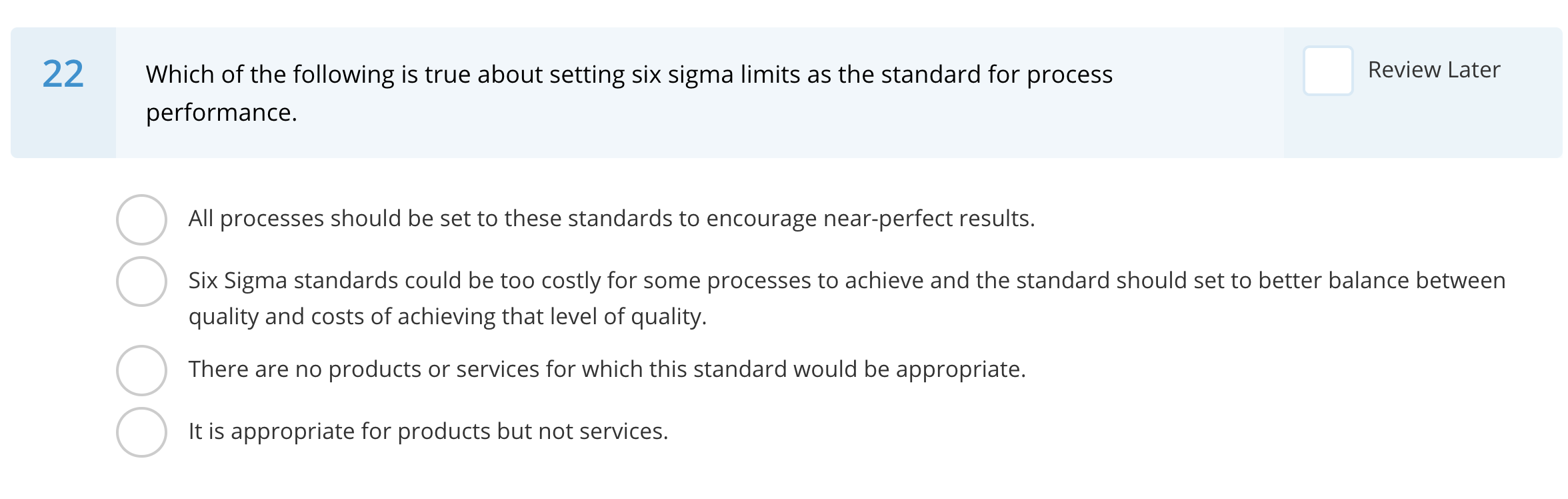 Solved Which of the following is true about setting six | Chegg.com