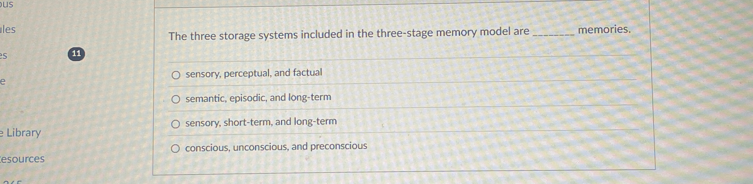 Solved The three storage systems included in the three-stage | Chegg.com
