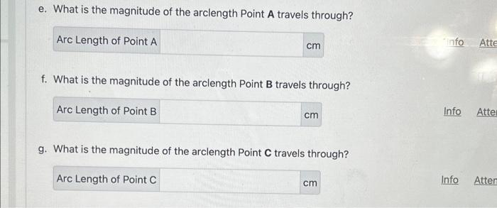 Solved Points A, B, and C are equally spaced on the radial | Chegg.com