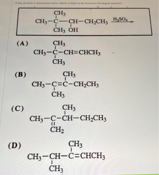 Solved H2SO4 (A) (B) (C) (D) | Chegg.com